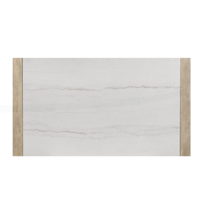 Lark Manor™ Real Marble Farmhouse Table | Wayfair