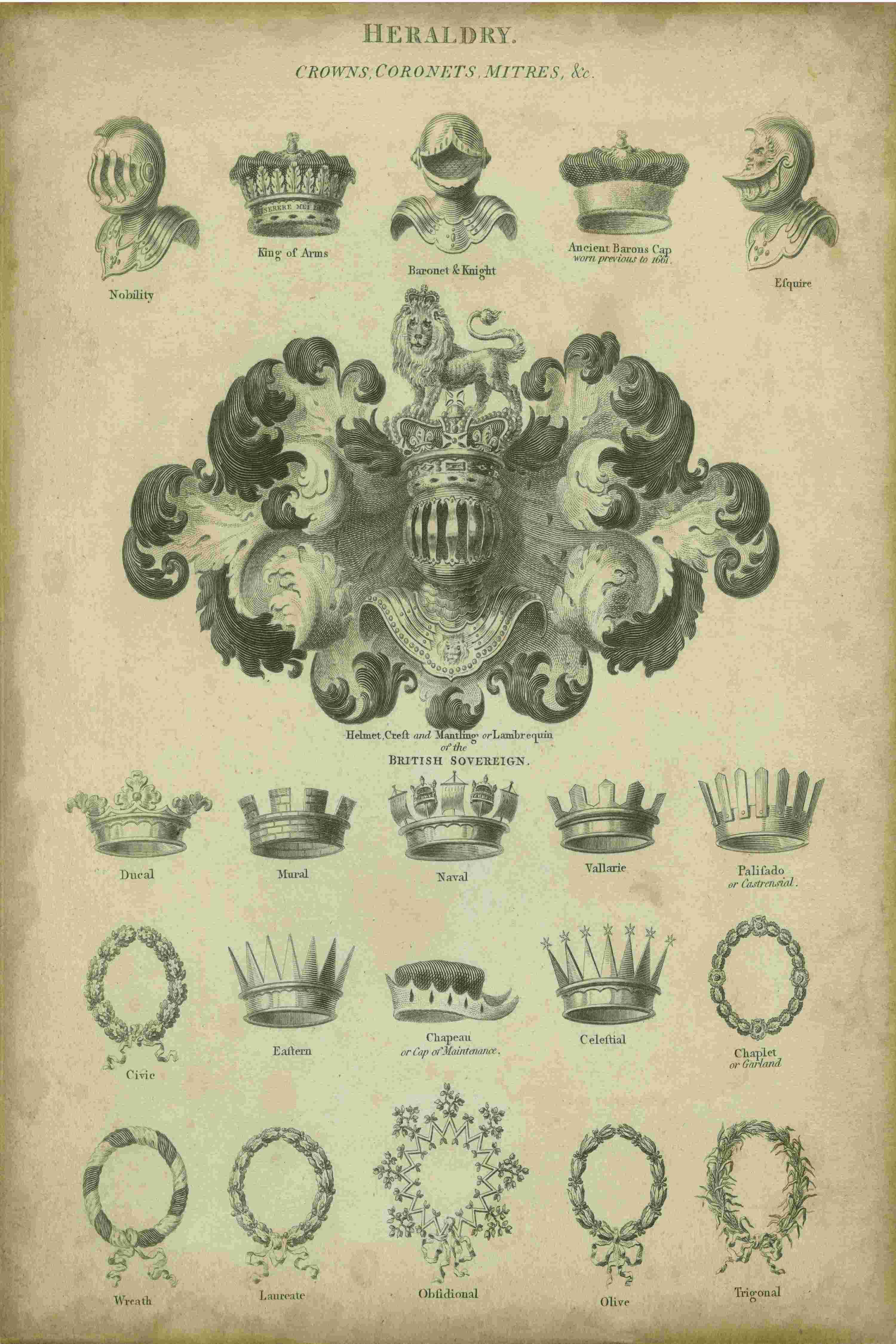 Bloomsbury Market Heraldic Crowns & Coronets I | Wayfair
