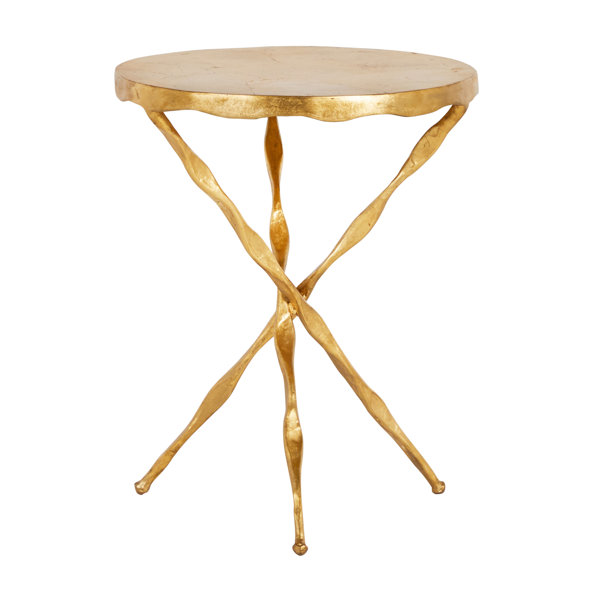 Gabby Edgar Cast Iron Pedestal End Table | Perigold