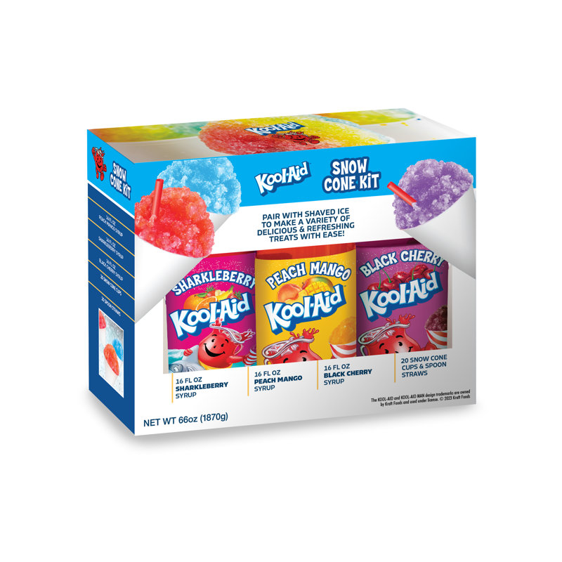 Nostalgia Kool-aid KASCK3BPS Snow Cone Syrup Party Kit - Wayfair Canada