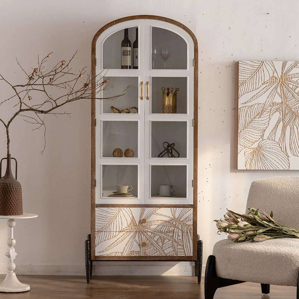 marlao American Retro and Simple Display Cabinet | Wayfair