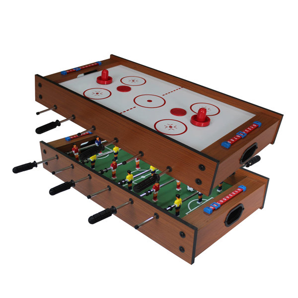 KICK Foosball Tables KICK Duo 30" 2-in-1 Mini Tabletop Game Table ...