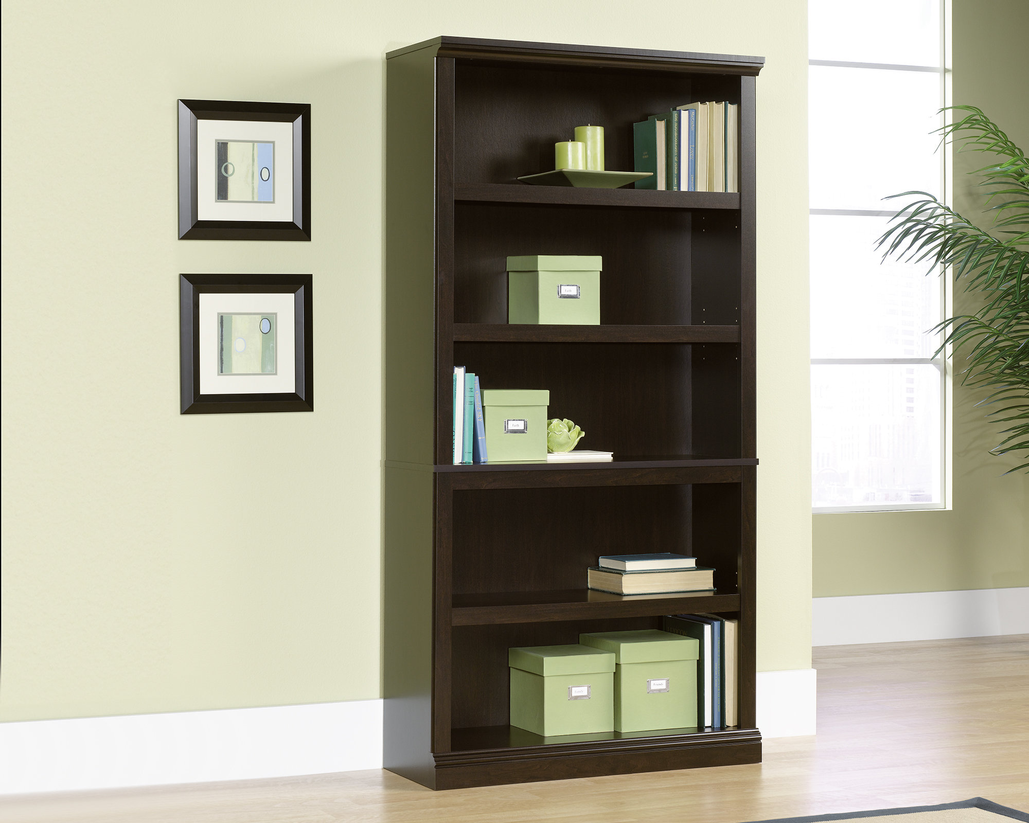 Lark Manor™ 5 Shelf Split Bookcase Jw | Wayfair