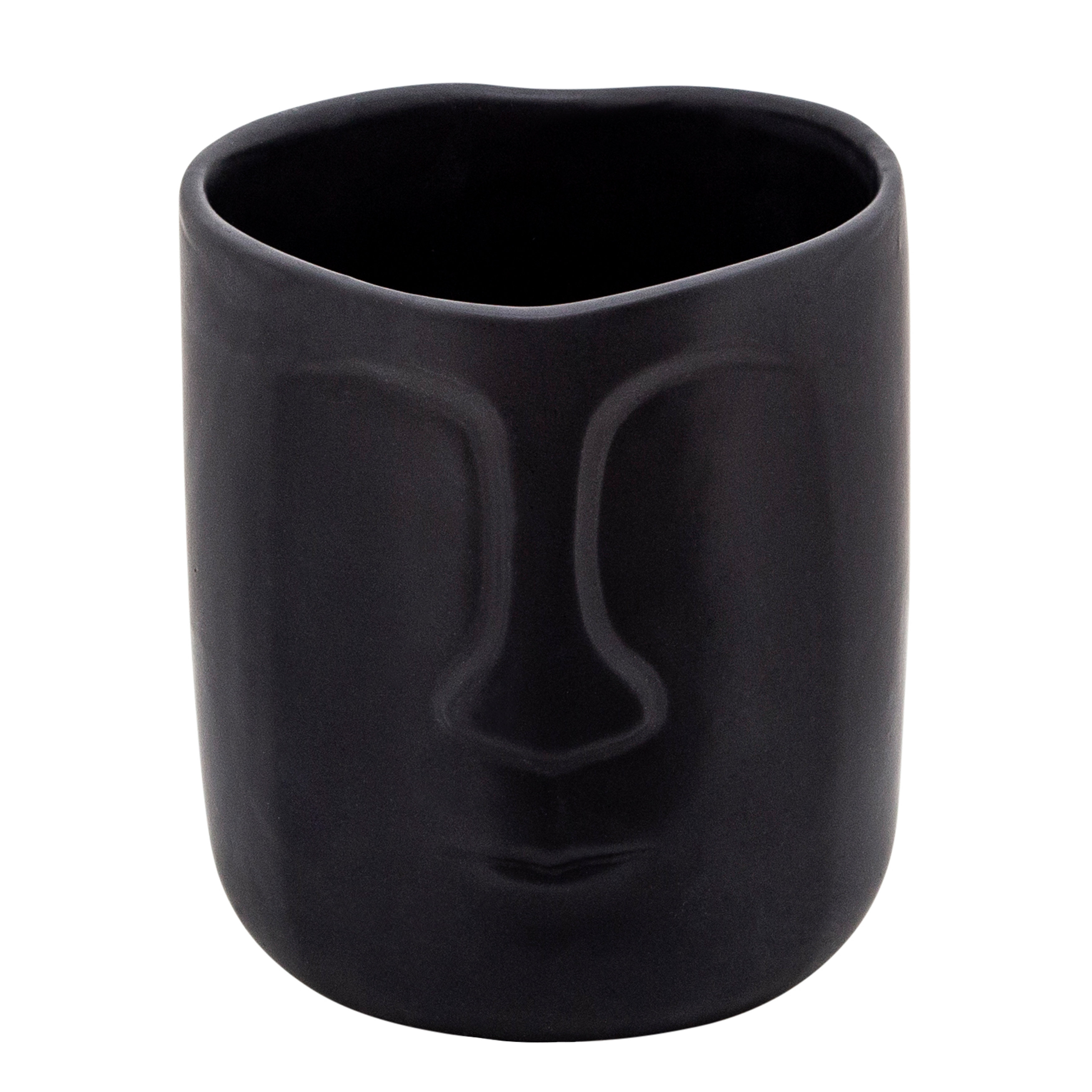 Wade Logan Ceramic Planter Vase, Face Design Vase in Planter Pot for ...