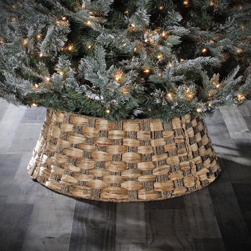 Regency International Plastic Weave & Metal Christmas Tree Base Collar ...