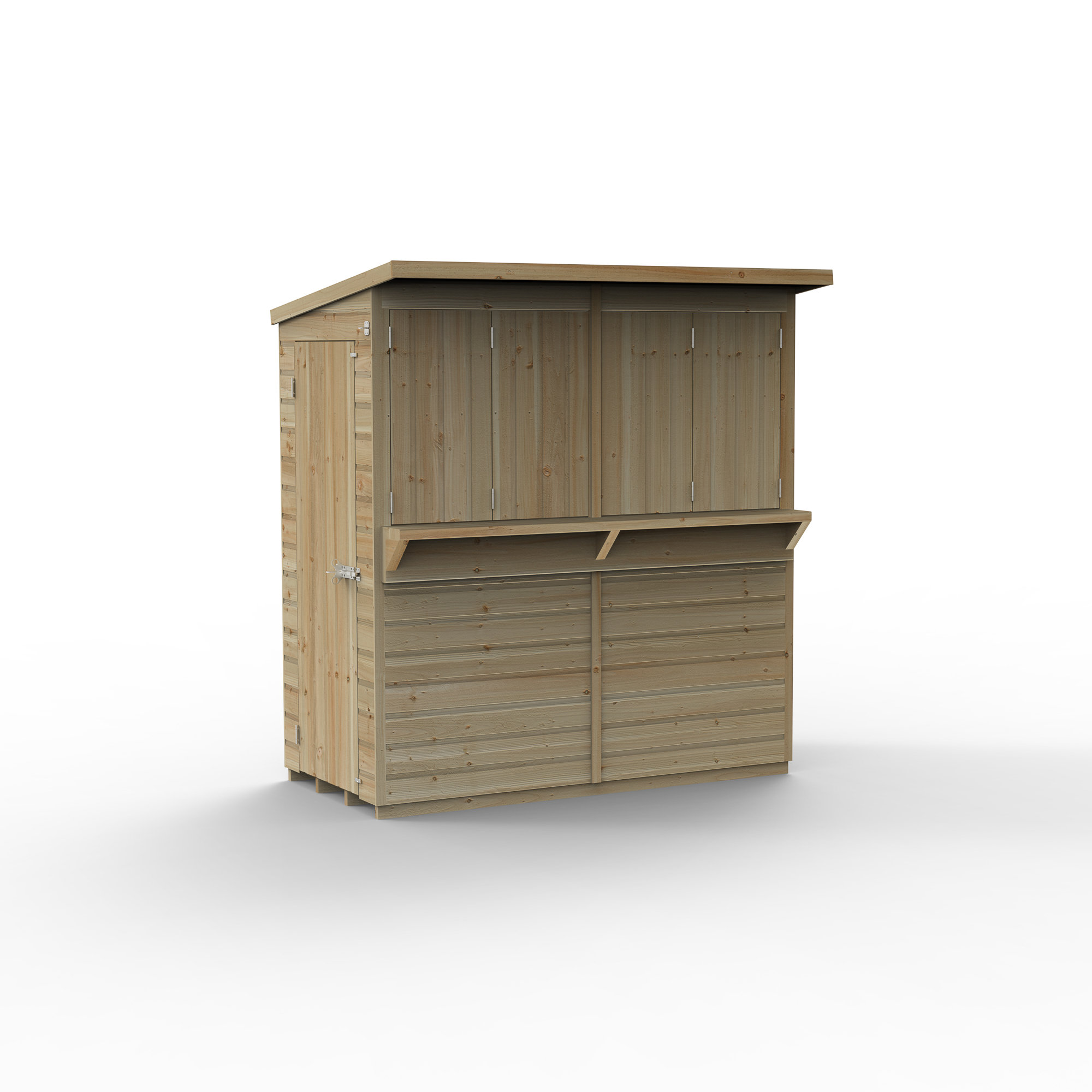 Forest Garden Bar Counter with Solid Wood Outer Material | Wayfair.co.uk