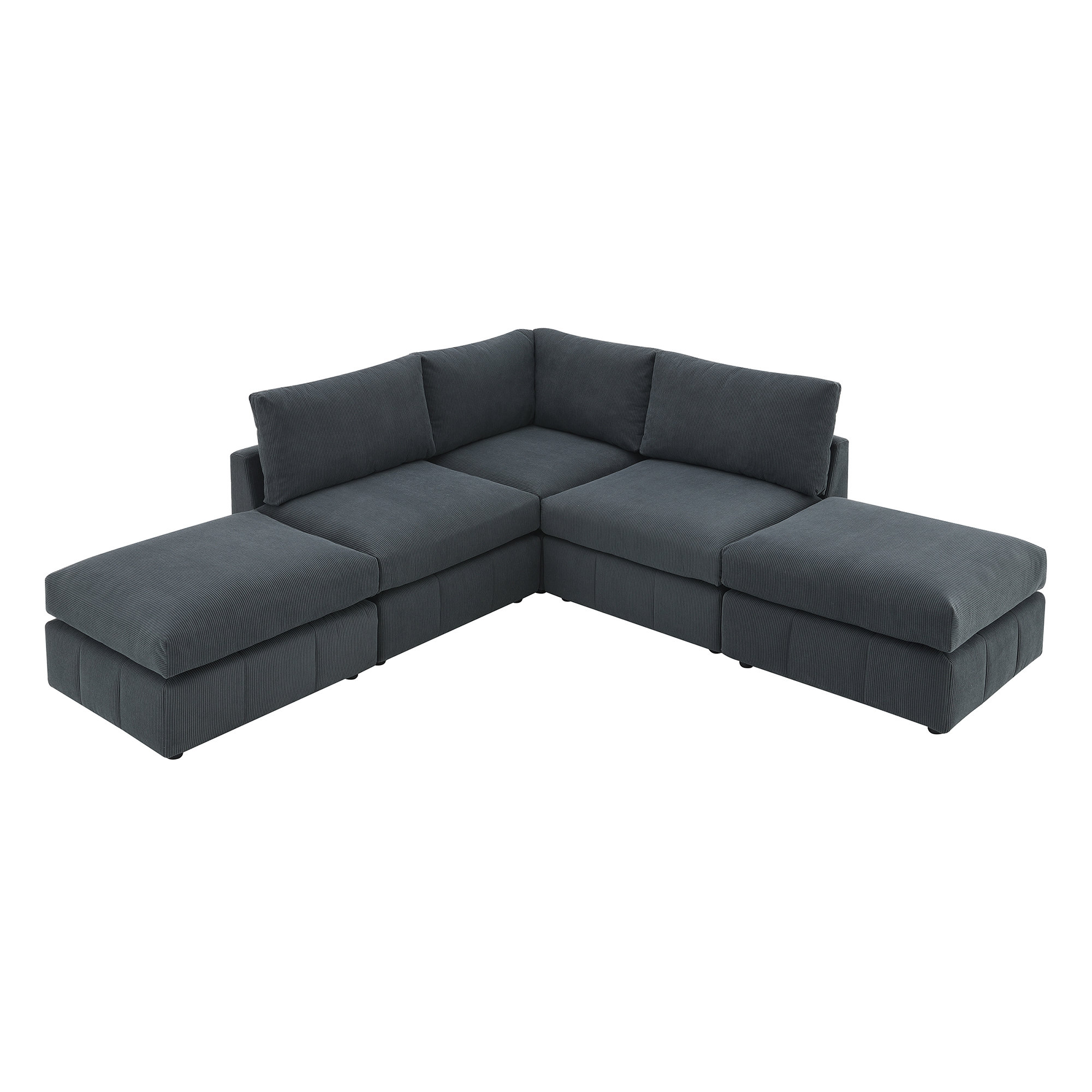 Latitude Run® Ashton Modern Sectional Sofa Set | Wayfair