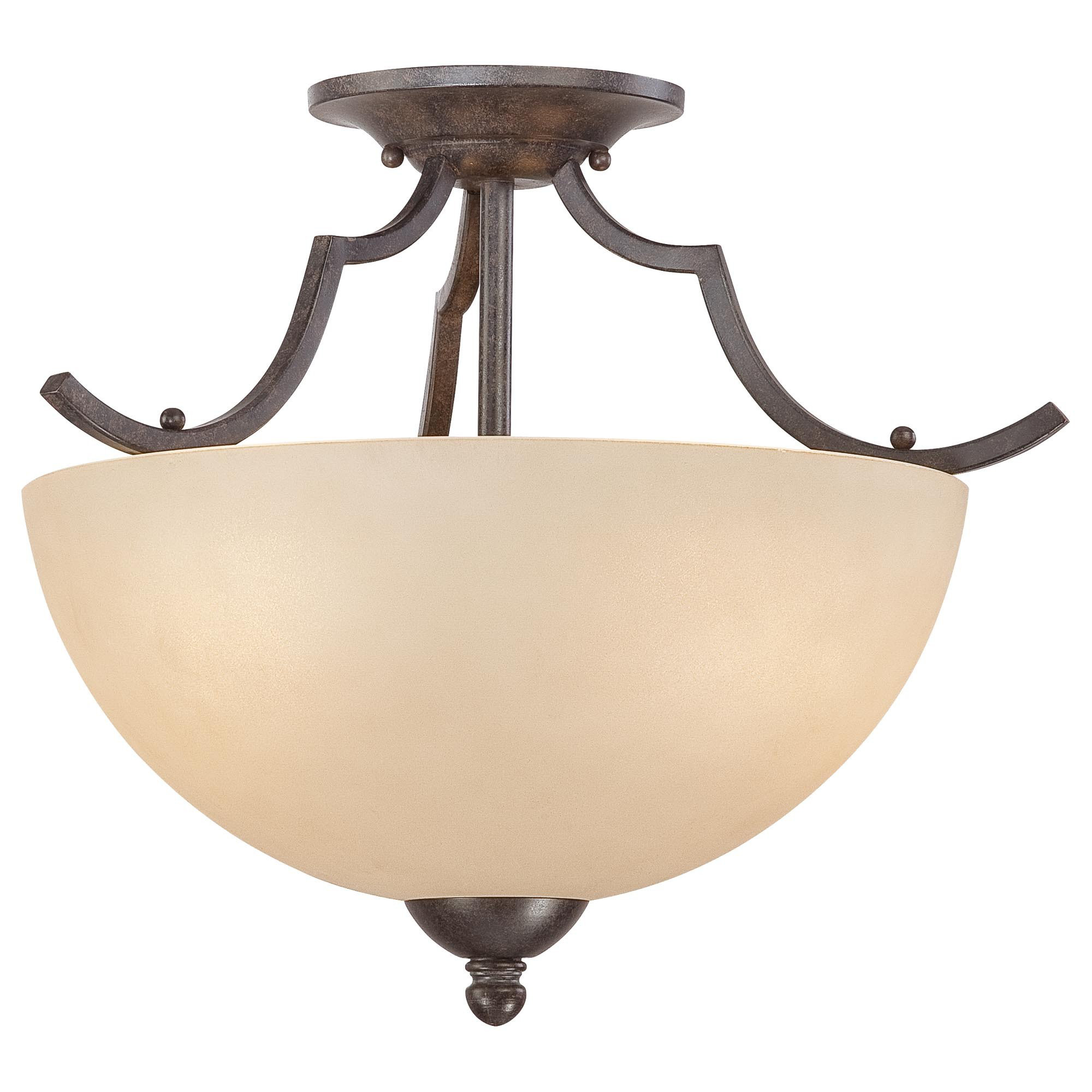Fleur De Lis Living Alani 2 - Light 16" Semi Flush Mount & Reviews ...