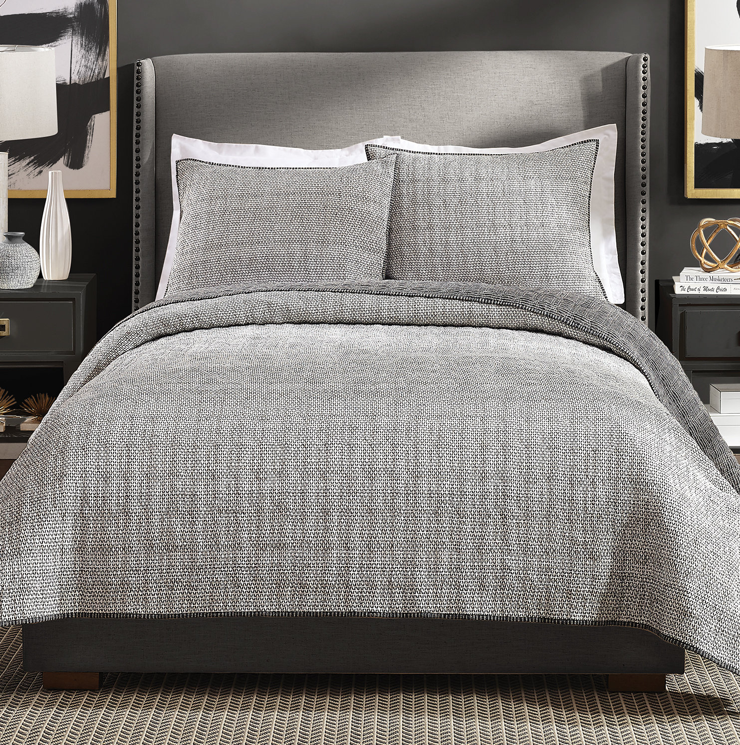 Ayesha Curry Graphite Single Reversible Quilt & Reviews | Wayfair