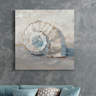 Highland Dunes 'Blue Shell Study III' - Wrapped Canvas Painting Print ...