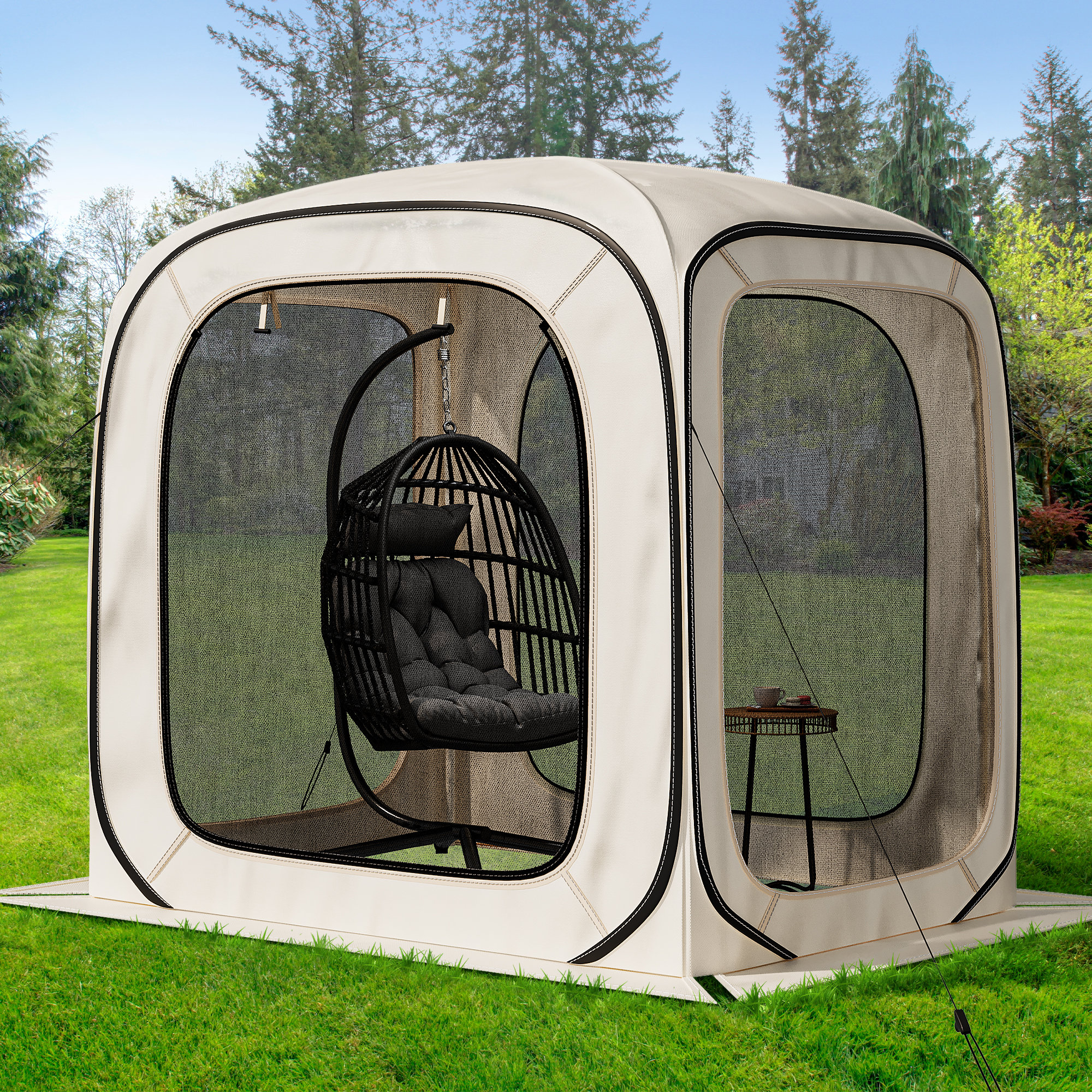 Balconera Instant Pop-Up Tent, Outdoor Bubble Tent, Portable Screen ...