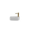 Latitude Run® Rectangular Countertop Ceramic Wash Basin (White Finish ...