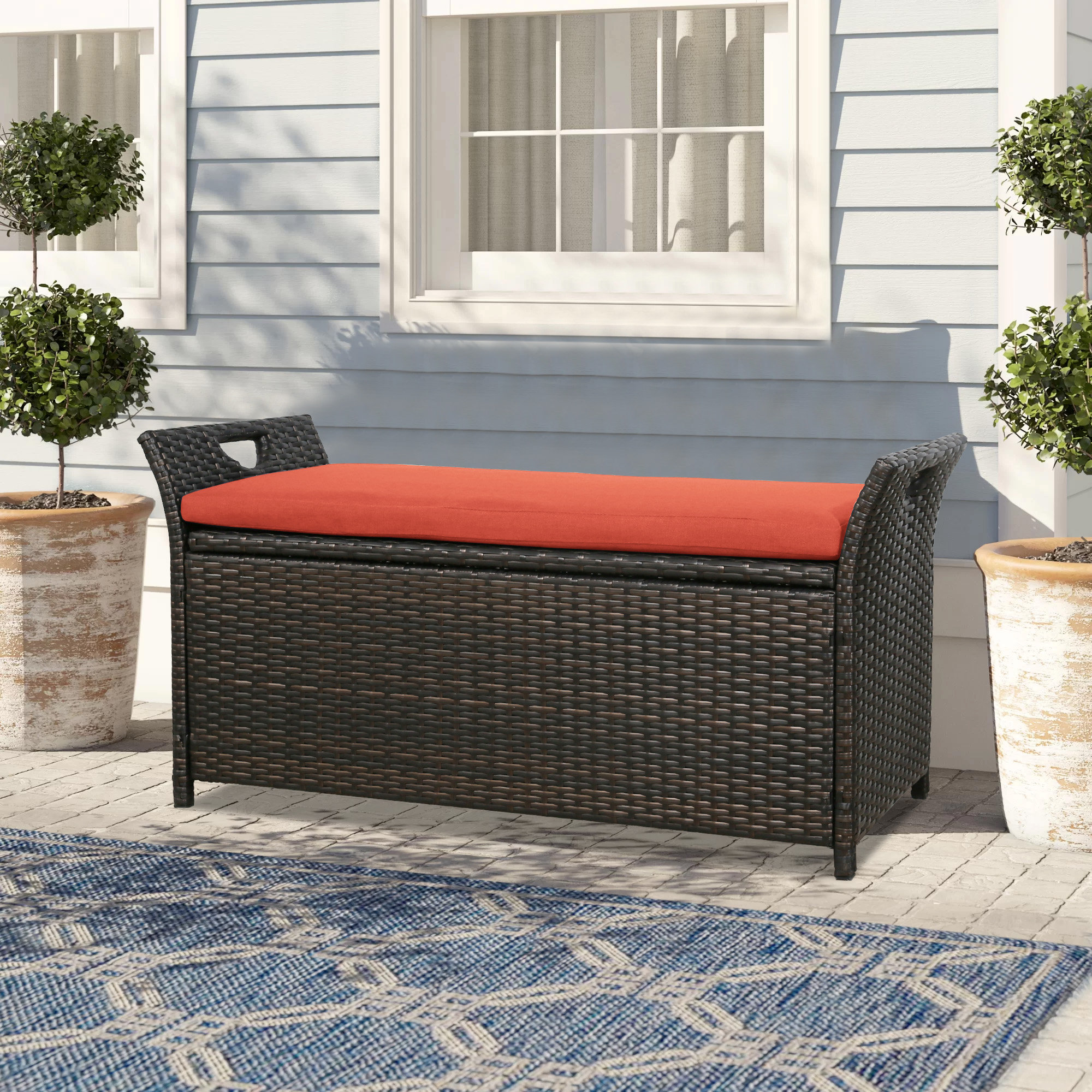 Red Barrel Studio® Pape Storage Bench & Reviews | Wayfair