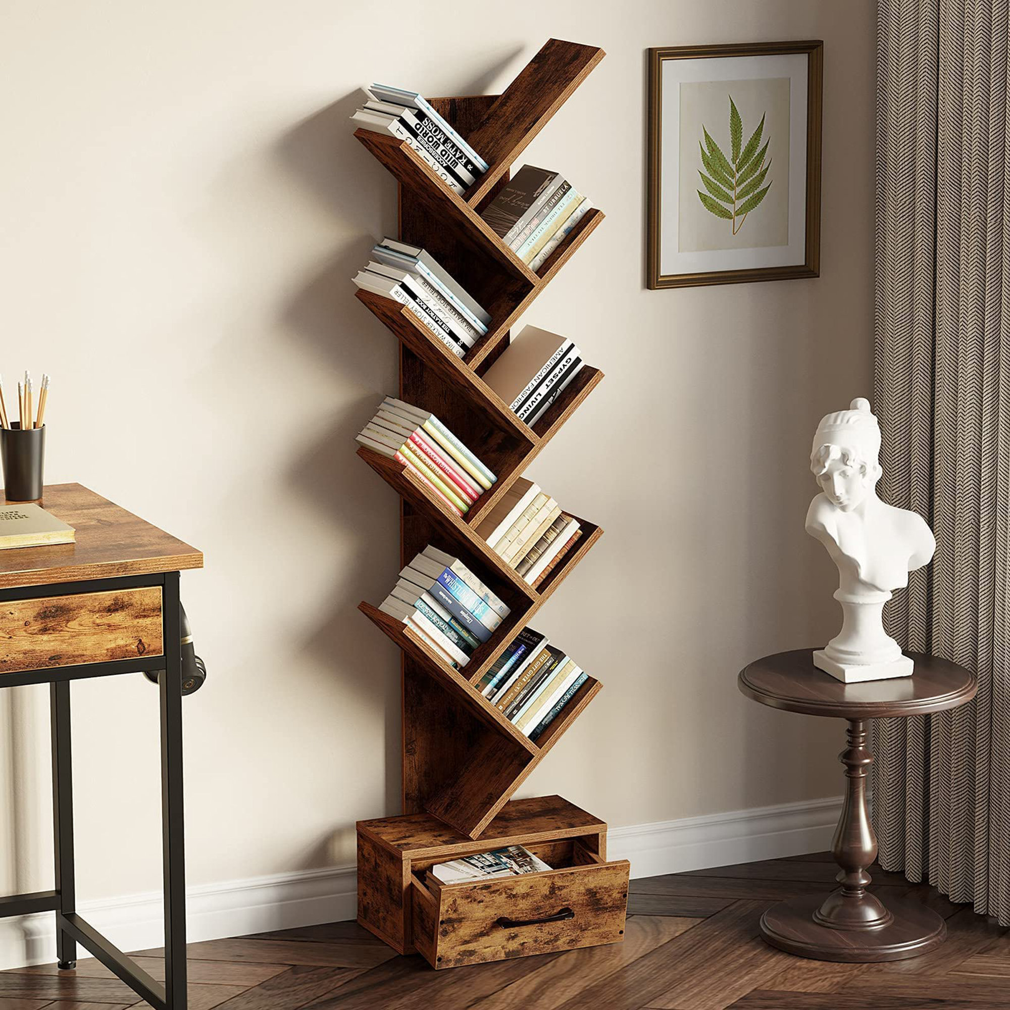Millwood Pines Dermitt Storage Bookcase | Wayfair