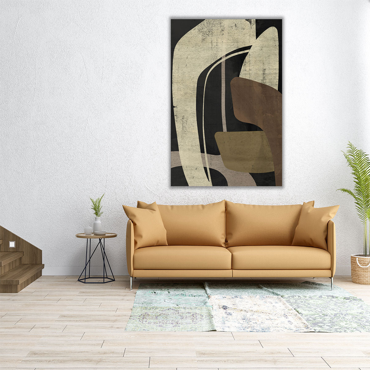 Ivy Bronx Retro Form Collage I - Canvas Print Wall Art - Wayfair Canada