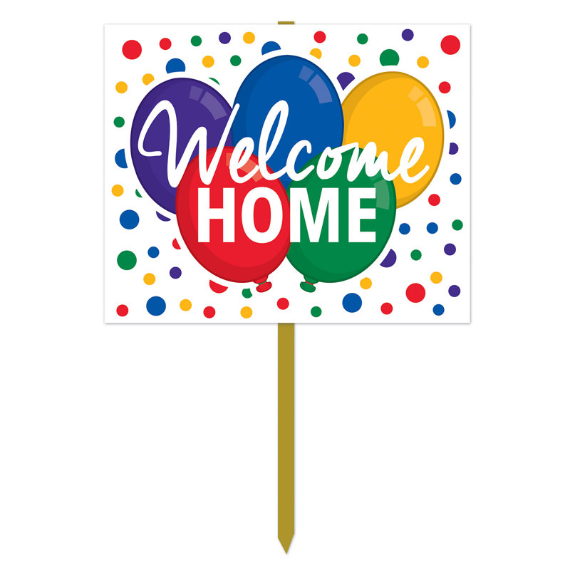 The Party Aisle™ Welcome Home Yard Sign - 15