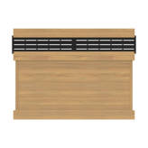 Barrette Outdoor Living Horizontal Fence Driftwood Vinyl Privacy Panel ...