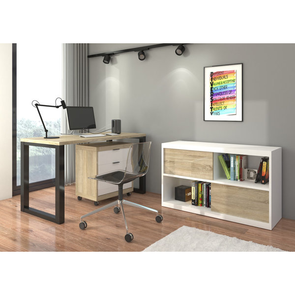 Brayden Studio Aashna 135Cm W Rectangular Computer Desk | Wayfair.co.uk