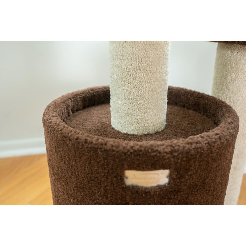 Armarkat 30" Premium Carpeted Real Wood Cat Tree | Wayfair