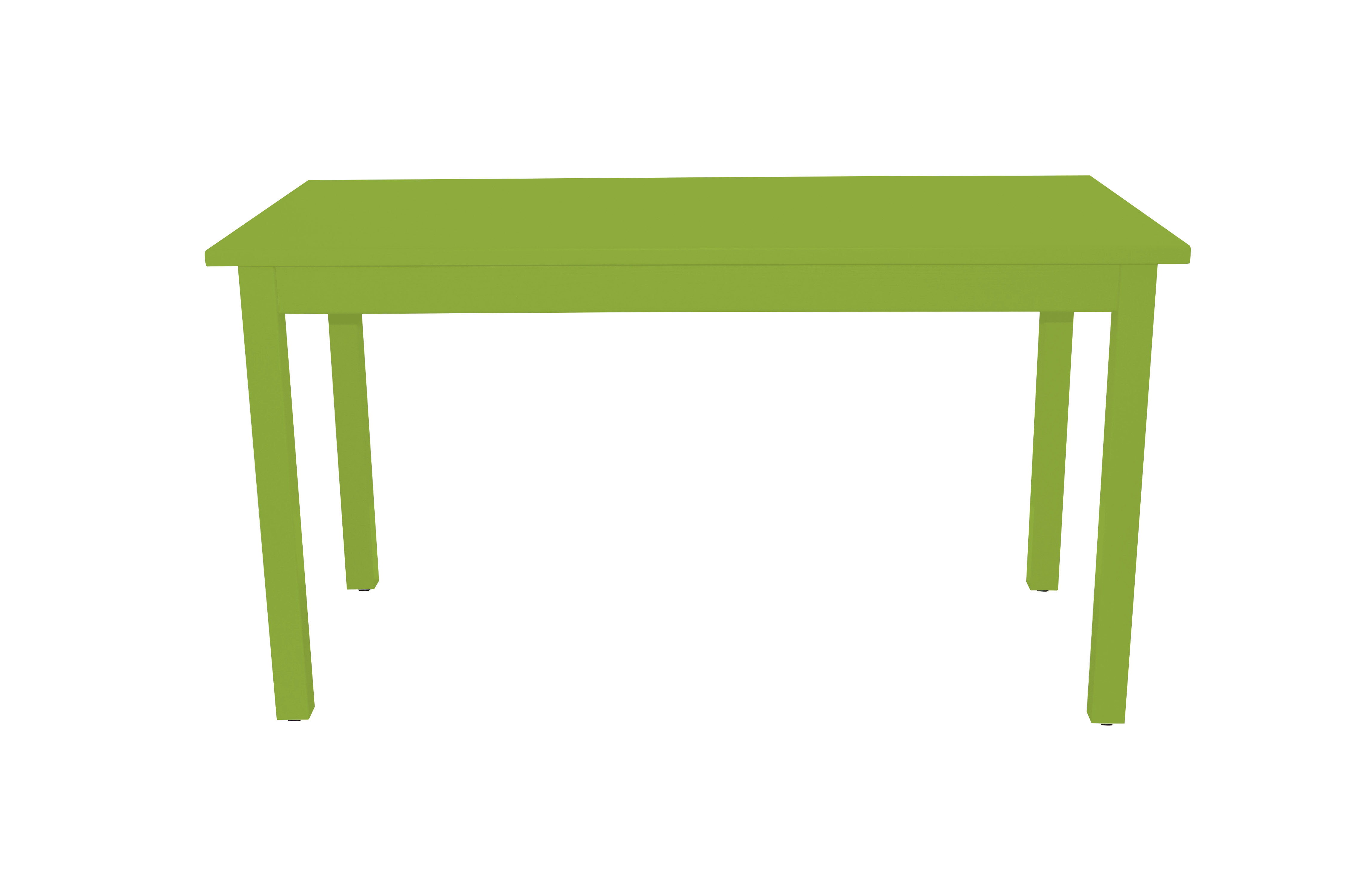 Winston Porter 48" Chartreuse Solid Wood Dining Table | Wayfair