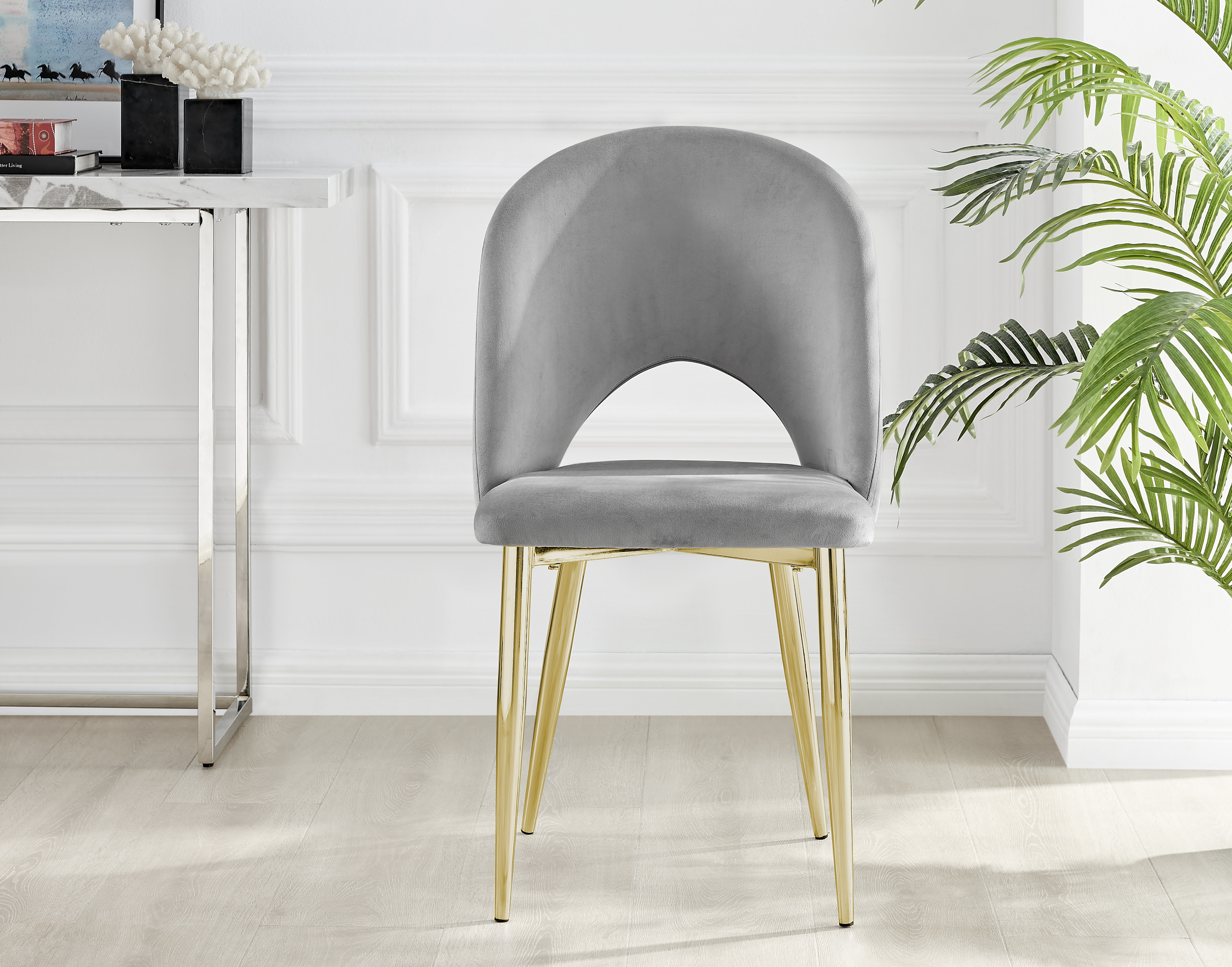 East Urban Home Carzon Marble Effect Melamine Dining Table and Chairs ...