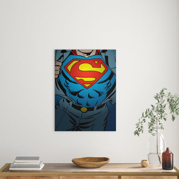 Disney DC Comics Superman Torso Graphic Art Print on Canvas | Wayfair.co.uk