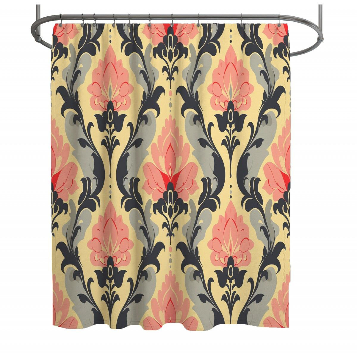 Bungalow Rose Kinzley Floral Shower Curtain | Wayfair