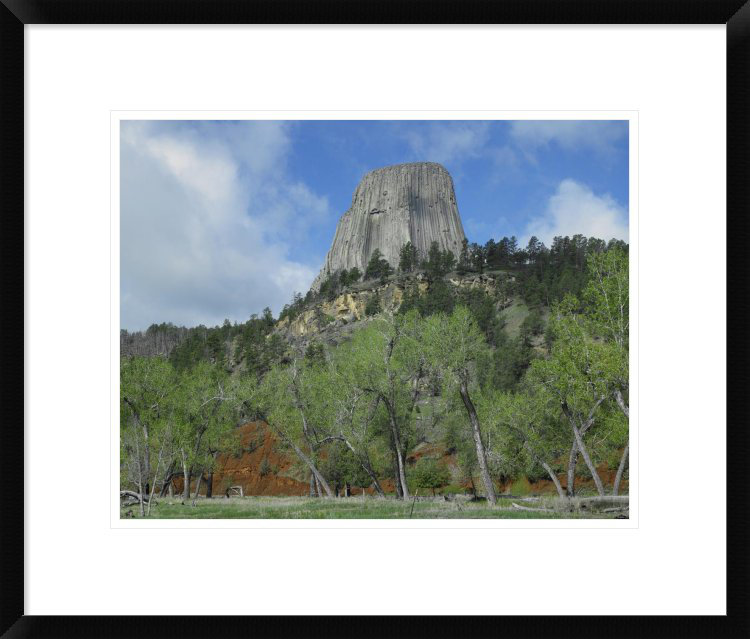 Global Gallery 'Devils Tower National Monument Showing Famous Basalt ...