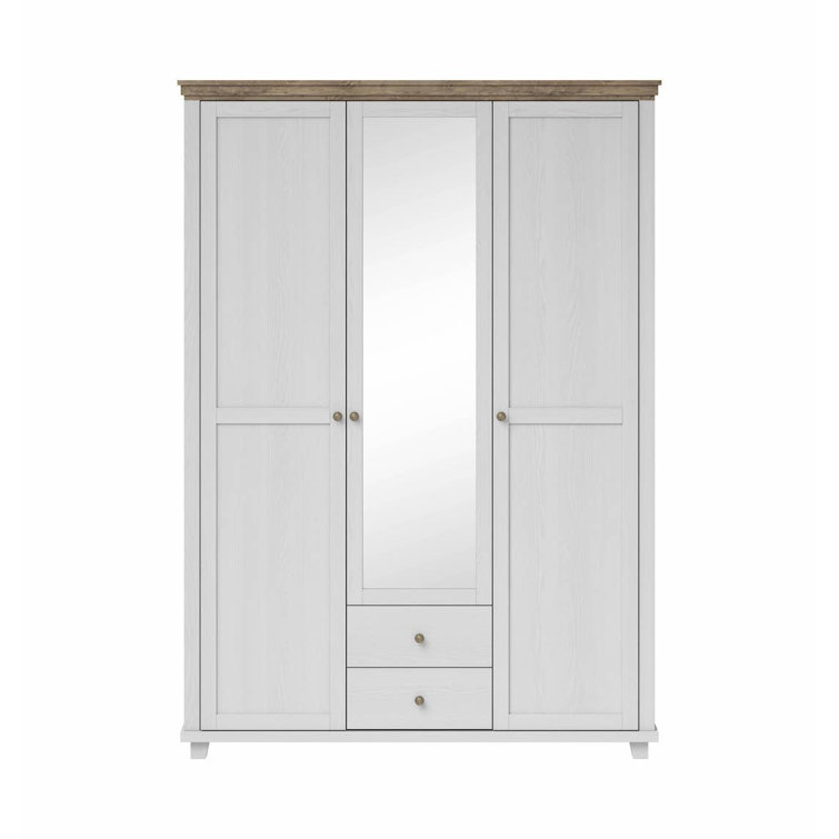 Ebern Designs Moshood 3 Door Manufactured Wood Wardrobe | Wayfair.co.uk