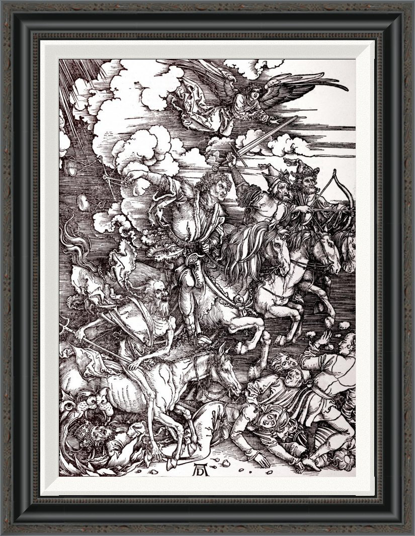 Global Gallery 'The Four Horsemen of the Apocalypse' by Albrecht Dürer ...