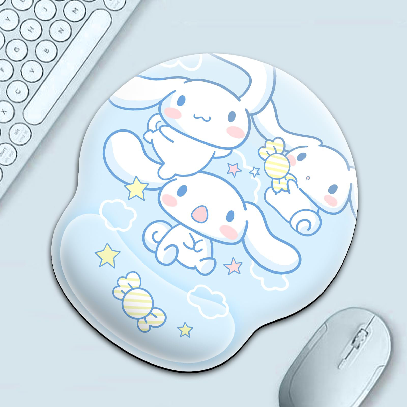 Trinx Ergonomic Mouse Pad Wrist Rest, Trapezoidal Slope Carpal Tunnel ...