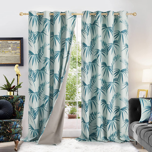 Bay Isle Home Mangrella Polyester Blackout Grommet / Eyelet Curtain ...