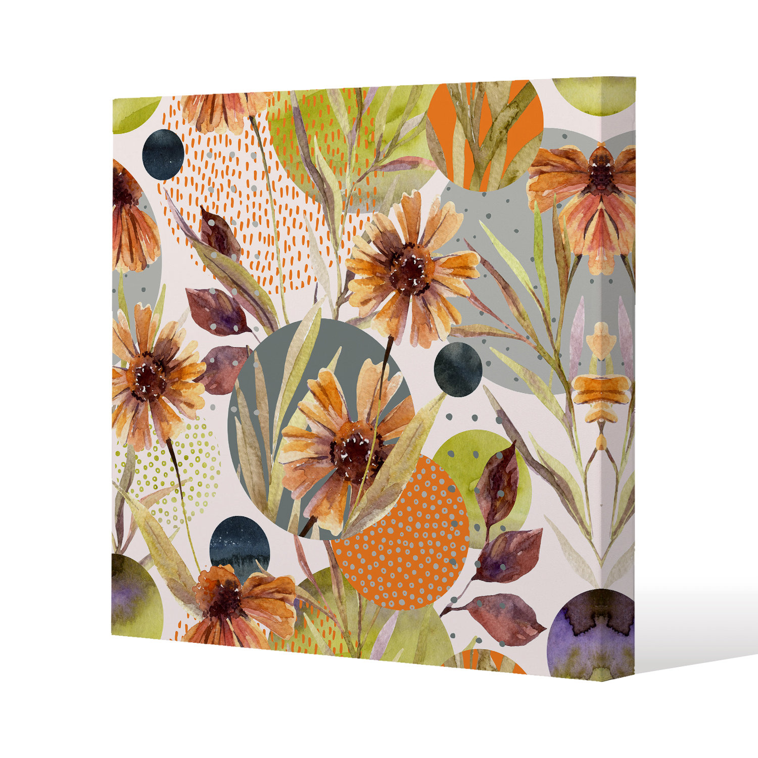 Andrew Lee Autumn Flowers Canvas Print | Wayfair.co.uk
