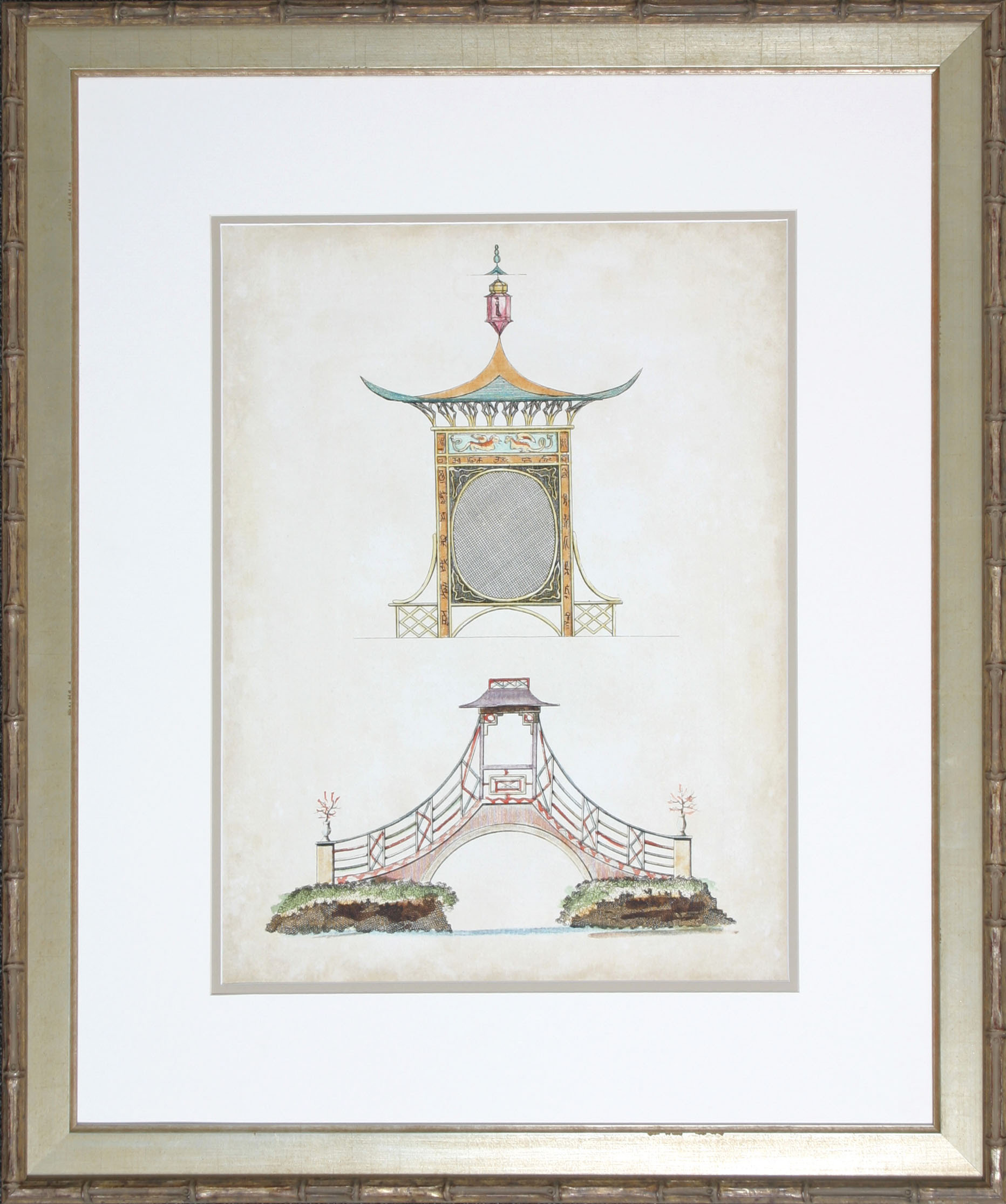Shadow Catchers Garden Follies III by Vision - Picture Frame Print on ...