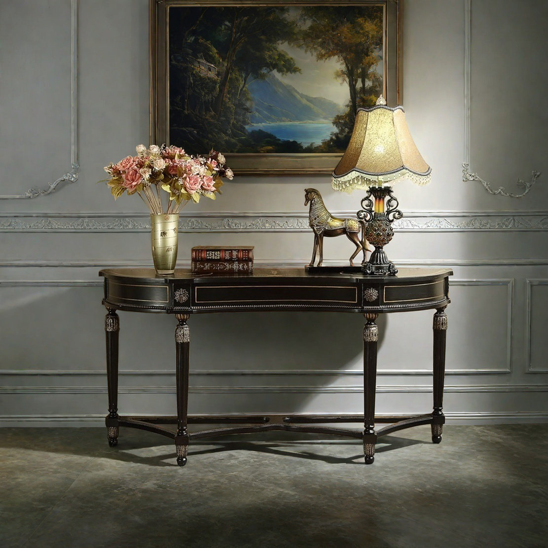 interanest Retro Paintings Art Console Table | Wayfair