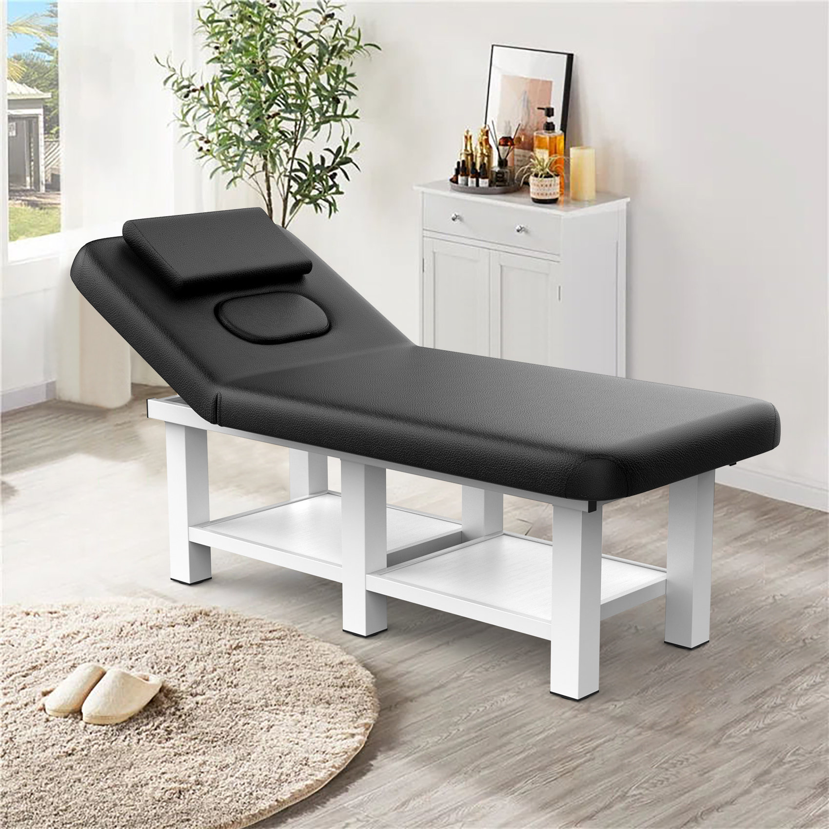 Inbox Zero Miketa 75" Professional Massage Table Beauty Lash Facial ...