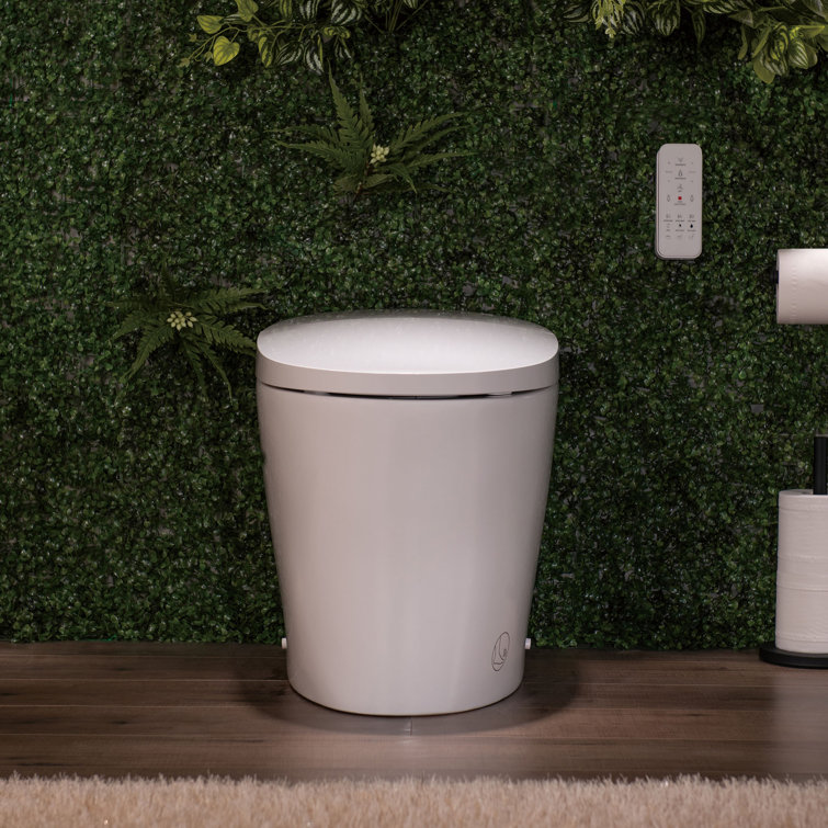 WoodBridge Smart Toilet Bidet with Auto Open/Close,Auto Flush,Foot ...