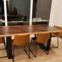 Union Rustic Lemay Iron Trestle Dining Table & Reviews | Wayfair