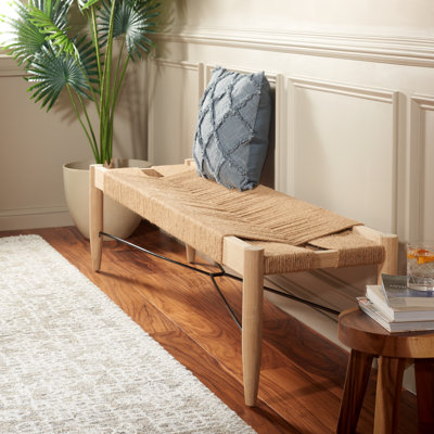 Longshore Tides Ashala Solid Wood Bench & Reviews | Wayfair