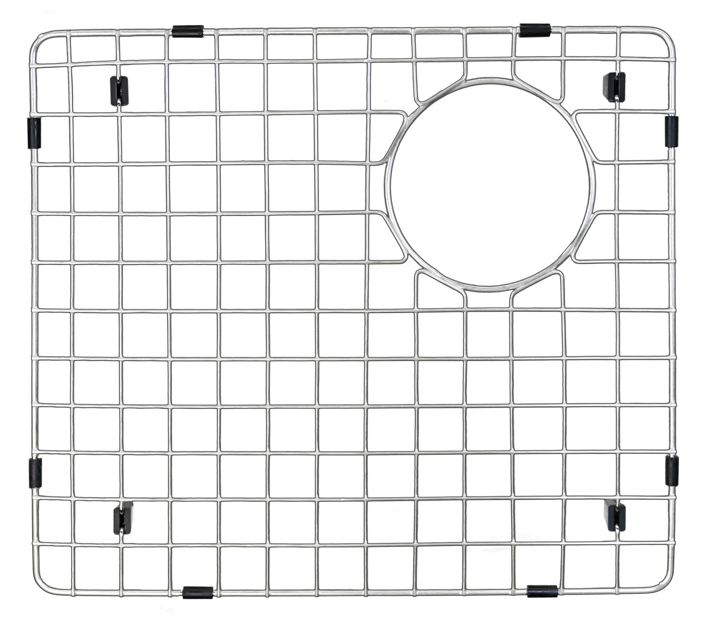 Karran 15-1/2 In. X 14 In. Stainless Steel Bottom Grid Fits Large Bowl ...