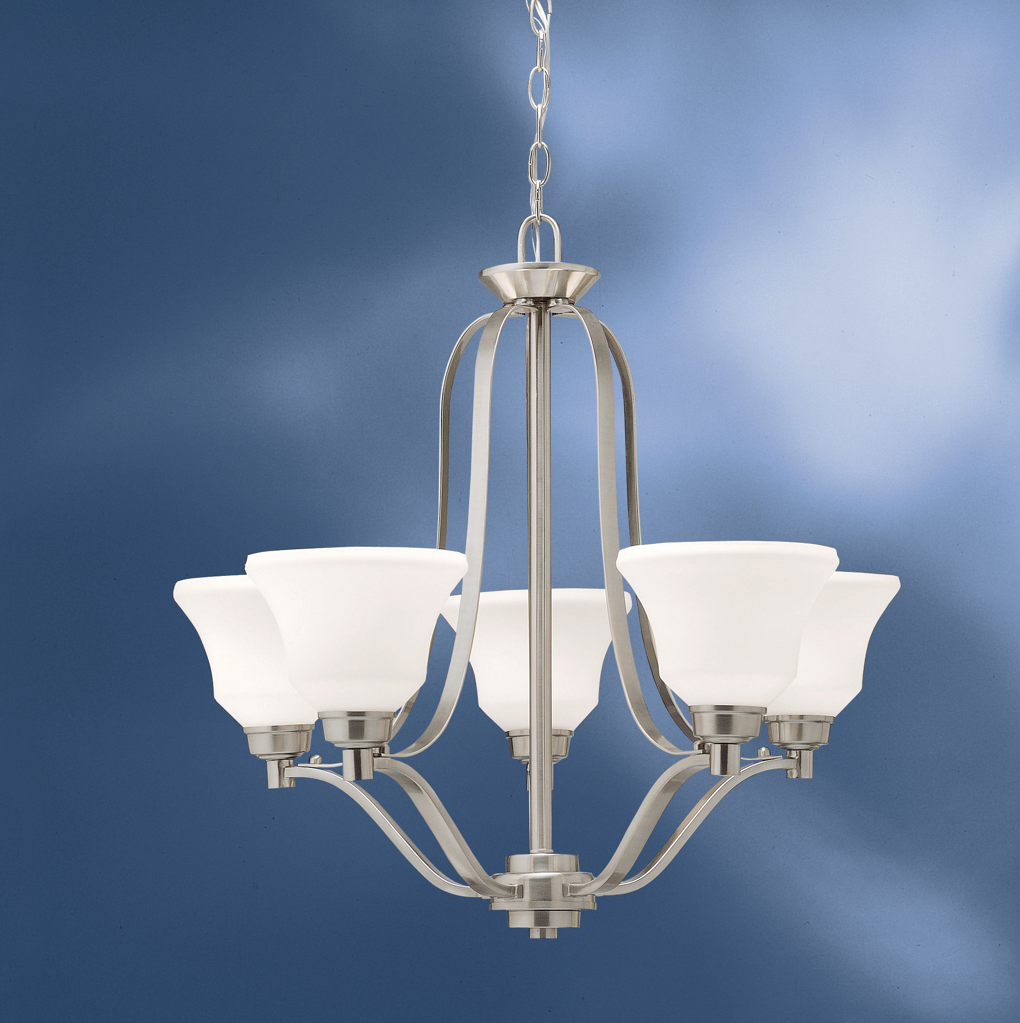 Alcott Hill Avilla 5-Light Shaded Classic / Traditional Chandelier ...