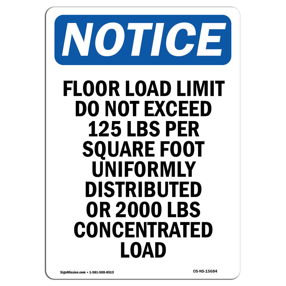 SignMission Floor Load Limit Do Not Sign | Wayfair