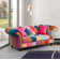 Latitude Vive Camaury Velvet Patchwork Sofa & Reviews | Wayfair.co.uk