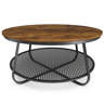 17 Stories X-Shaped Cross Legged Double-Layer Coffee Table | Wayfair