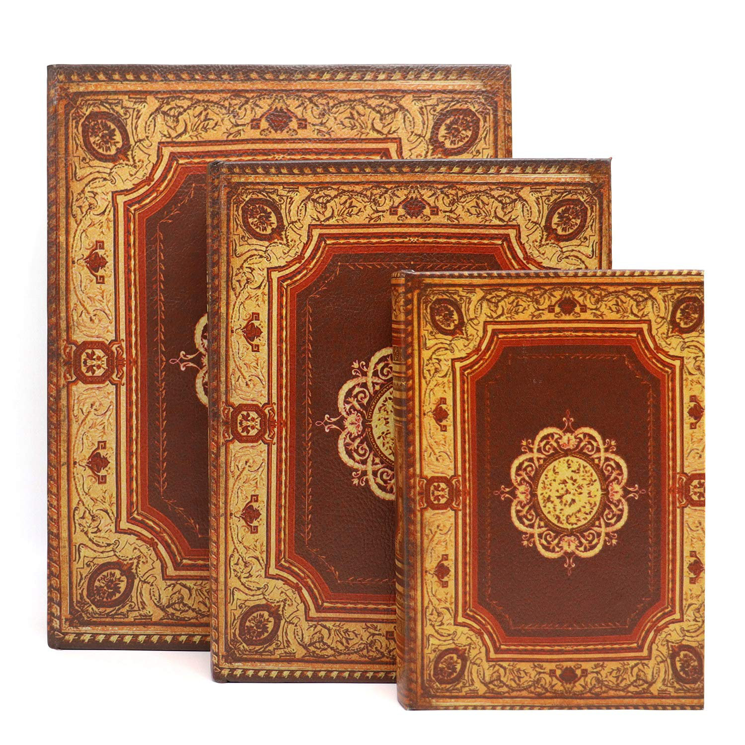 Astoria Grand Storage Decorative Book Boxes Set of 3 | Wayfair