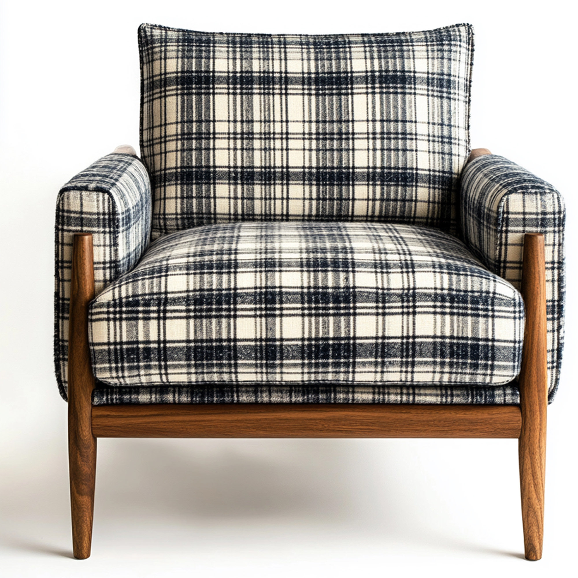 Hokku Designs Tartan Plaid Armchair | Wayfair