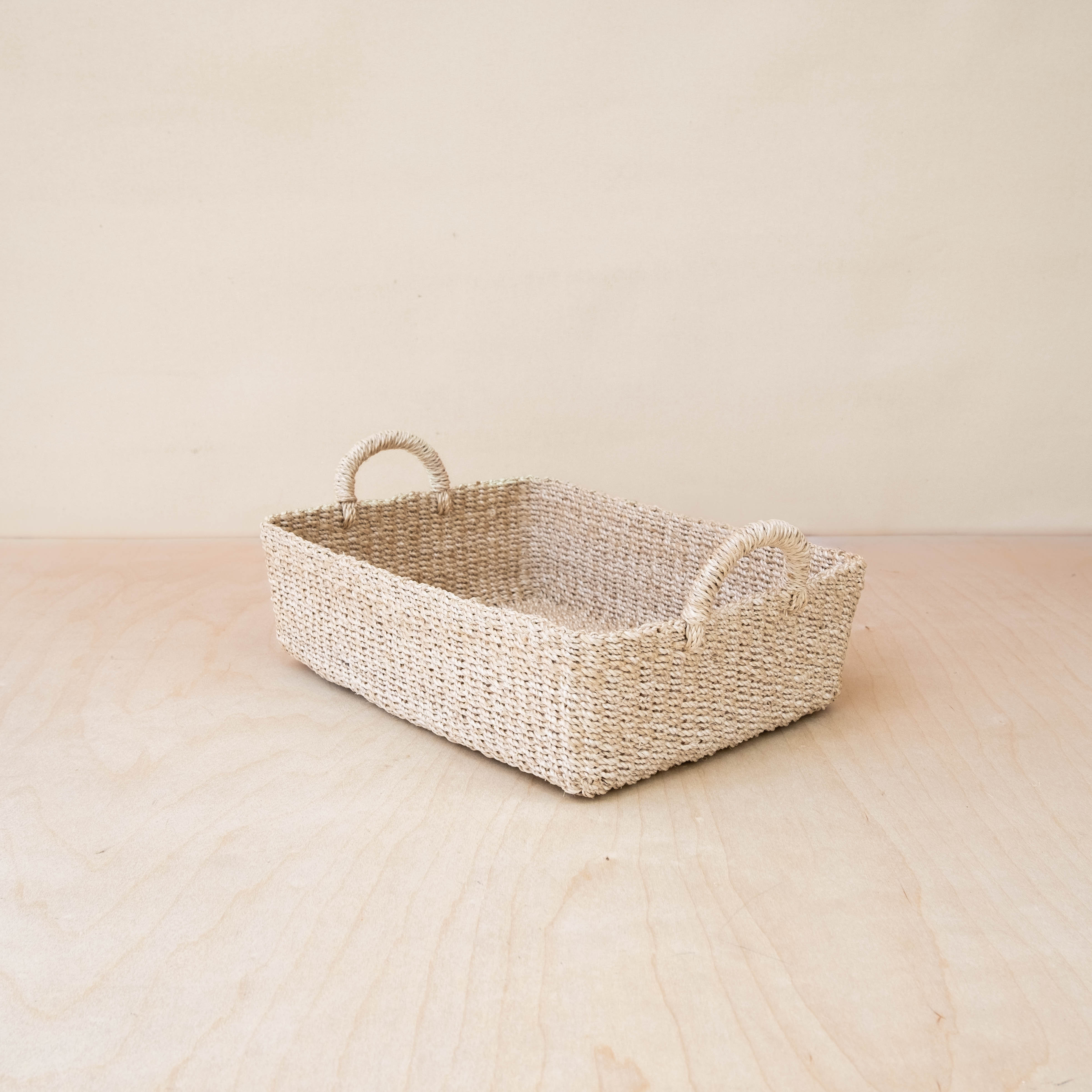 LIKHA Natural Rectangle Tray with Handles | Wayfair