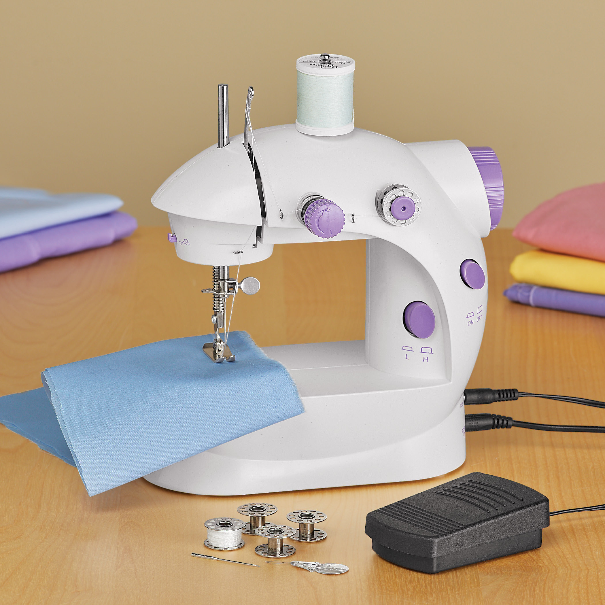 Winston Brands Handy Pre-Threaded Mini-Sewing Machine | Wayfair