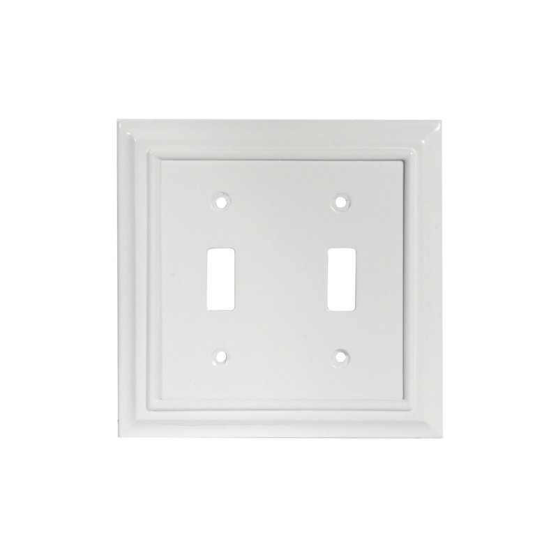 CKP Classic 2-Gang Toggle Light Switch Wall Plate | Wayfair