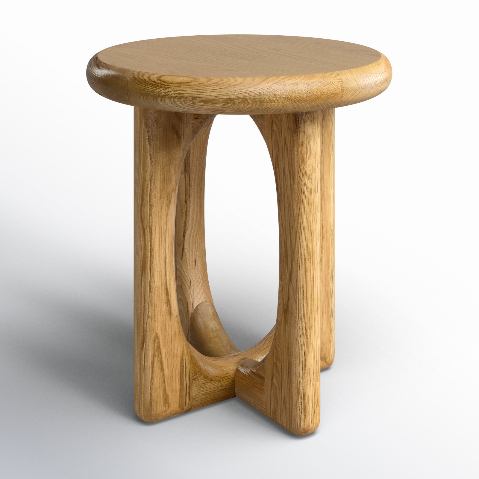AllModern Griffey Solid Wood Cross Legs End Table | AllModern